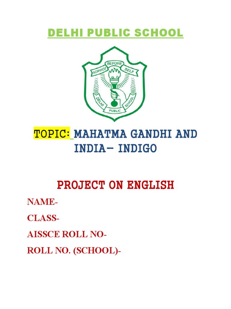 Indigo | PDF | Mahatma Gandhi