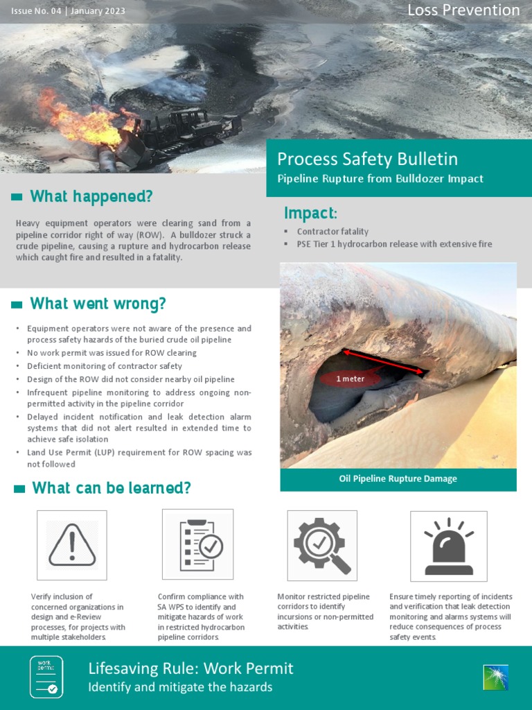 Saudi Aramco Pipeline Safety Issues | PDF | Technology & Engineering