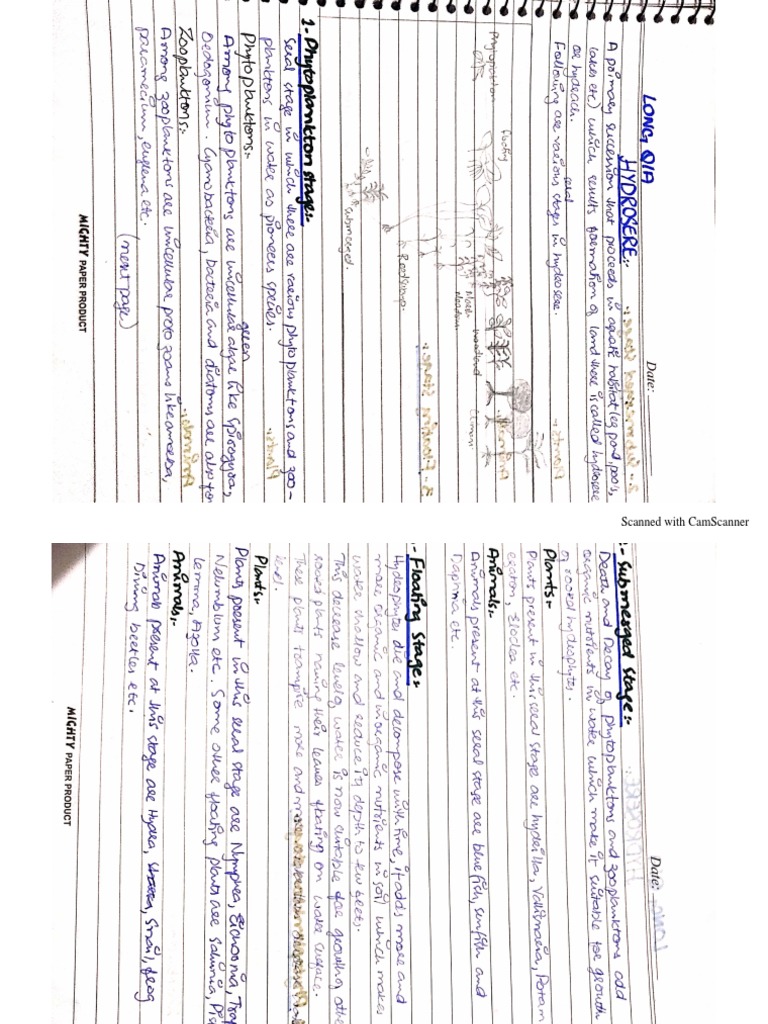 Class 12 Botany Study Notes | PDF