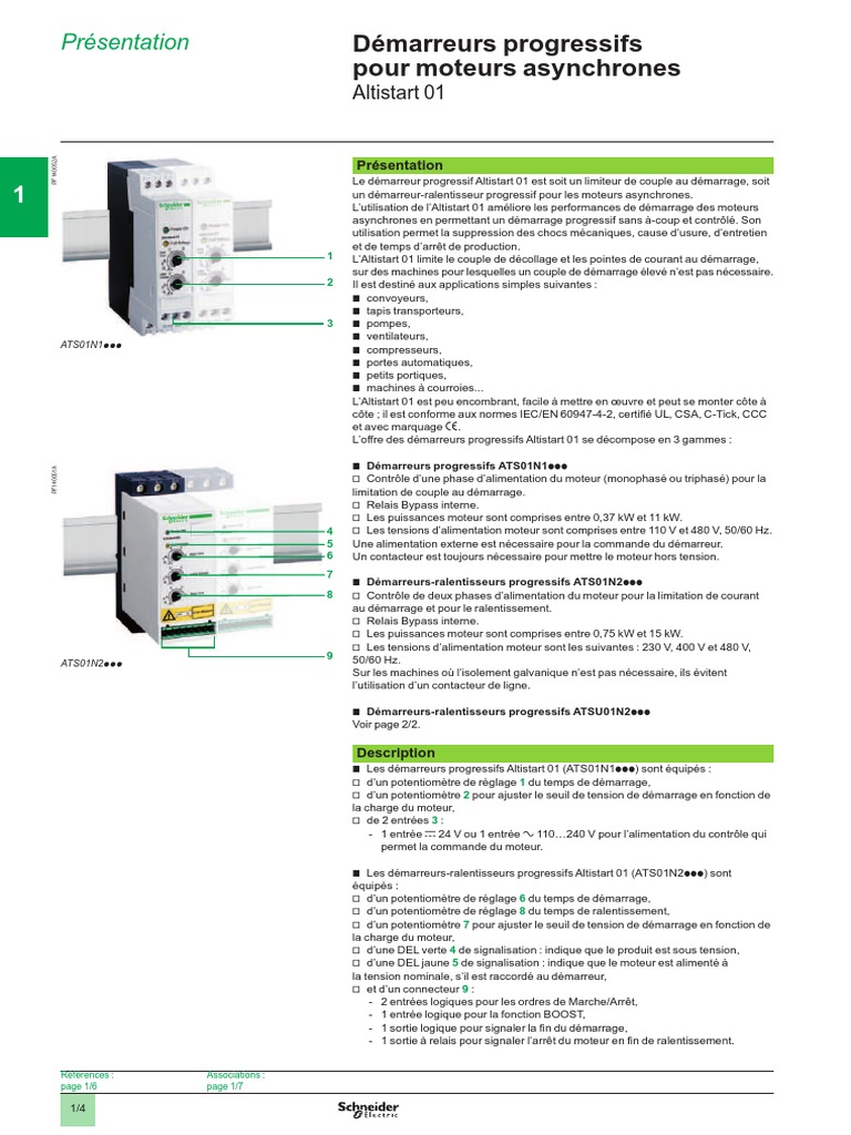 Altistart ATS01N2 PDF | PDF | Composants électriques | Électromagnétisme