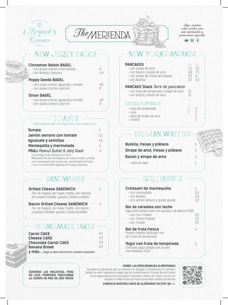 Merienda Es | PDF | Alimentos | Comida y bebida