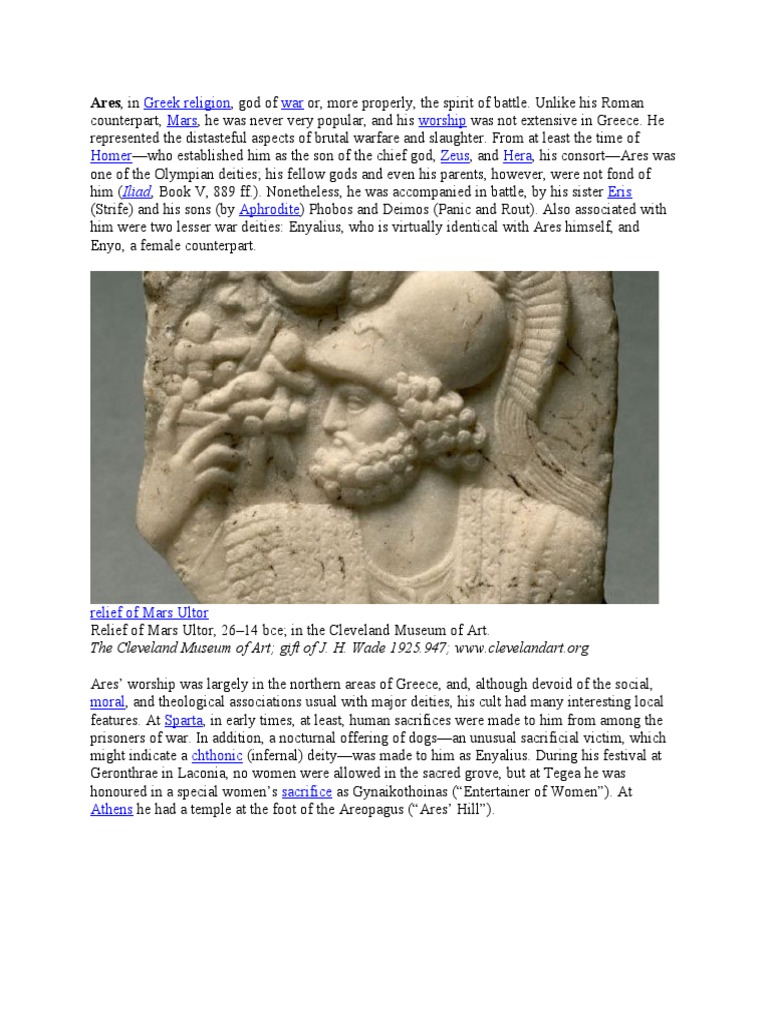 Aries | PDF | Mythological Characters | Ancient Greek Religion