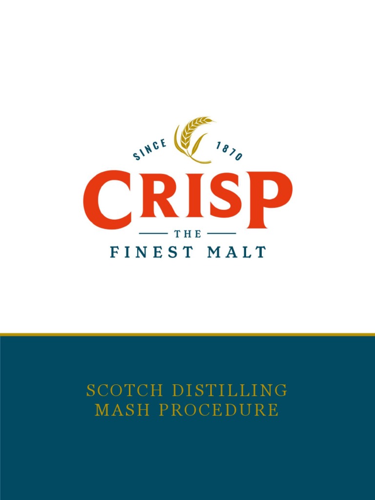 Crisp Malt Scotch Distilling Mash Protocol | PDF | Malt | Scotch Whisky