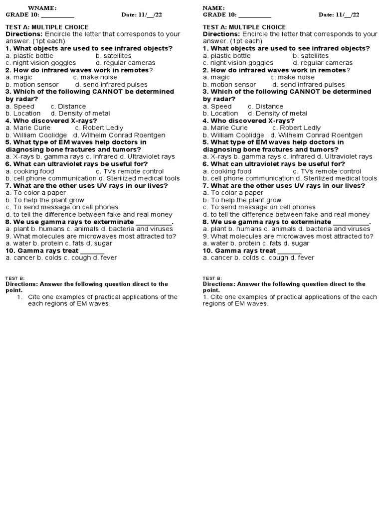 q2 q3 | PDF | Infrared | Electromagnetic Radiation