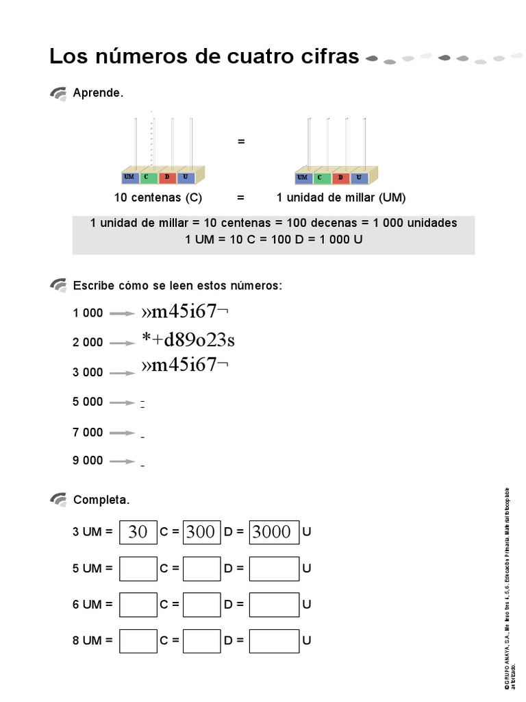 CUADERNO VERANO Preparo Las Matematicas de 3o Primaria | PDF ...