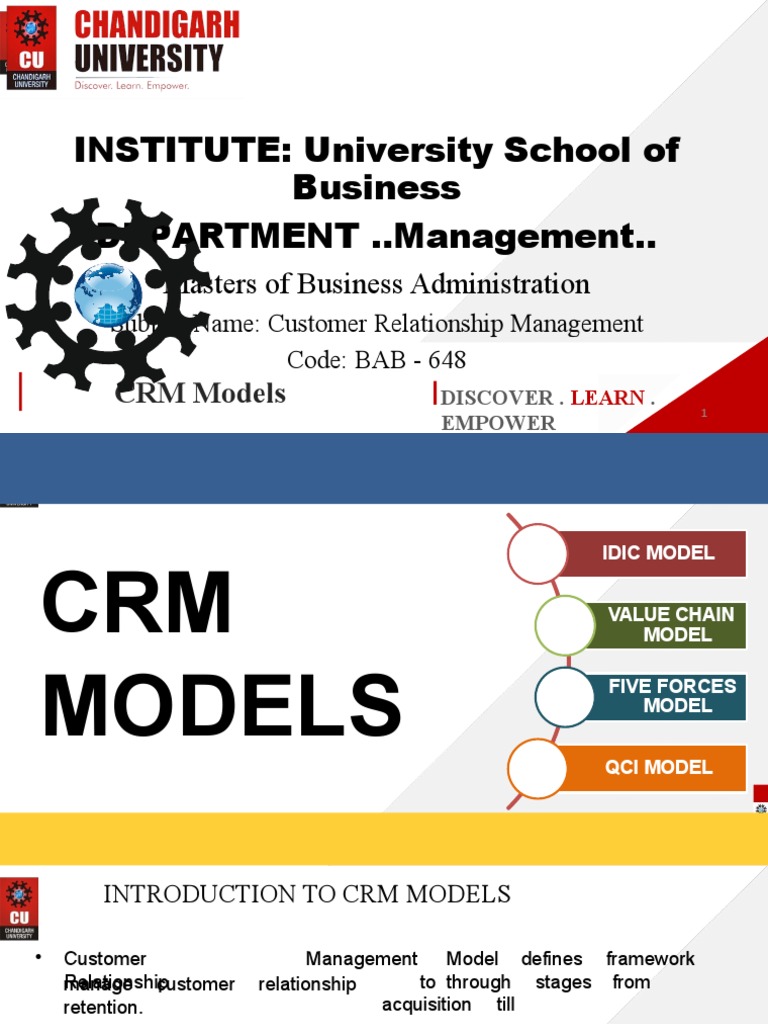 CRM_Models_QCI Model of CRM | PDF | Customer Relationship Management ...