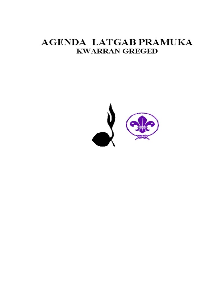 Cover Program Kerja Gudep 2018 | PDF