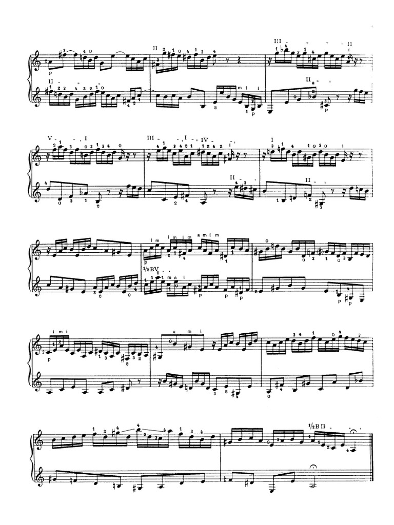 Bach Invention In A Minor Guitar Duet2 Pdf