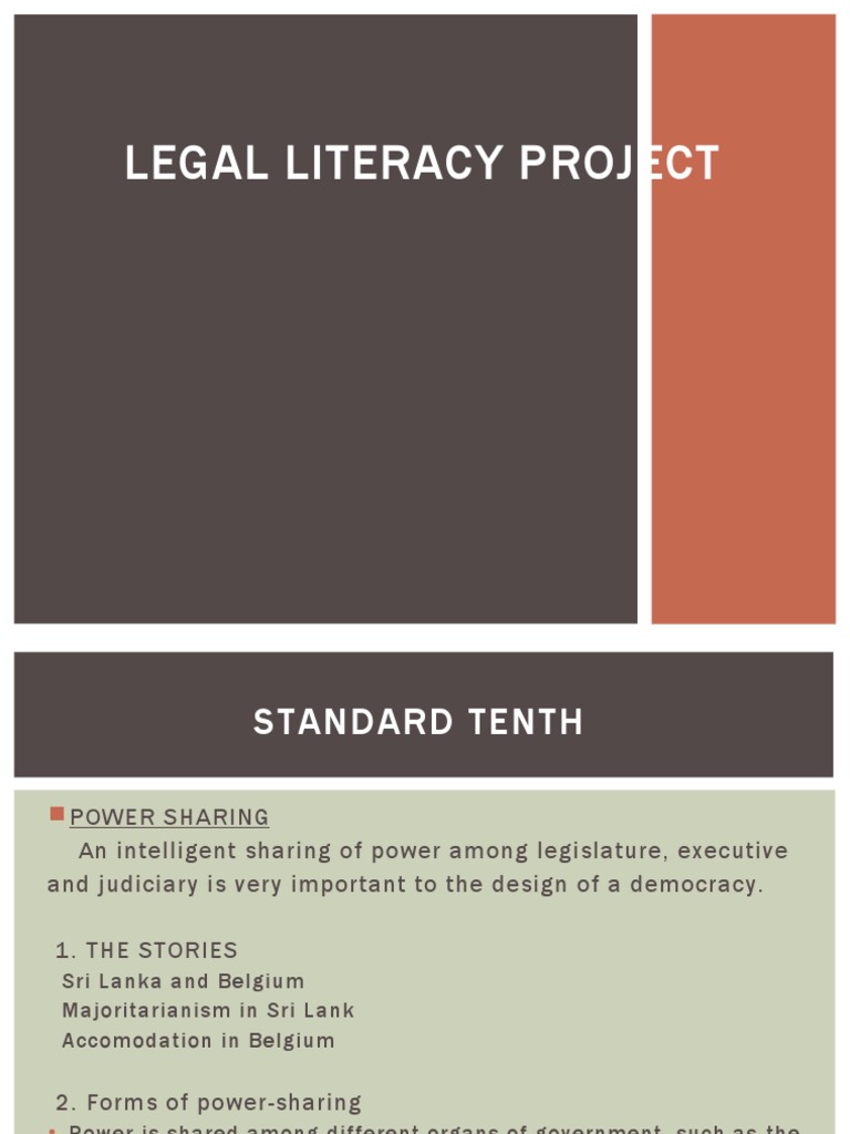 Legal Literacy Project | PDF | Government Of India | Politics Of India