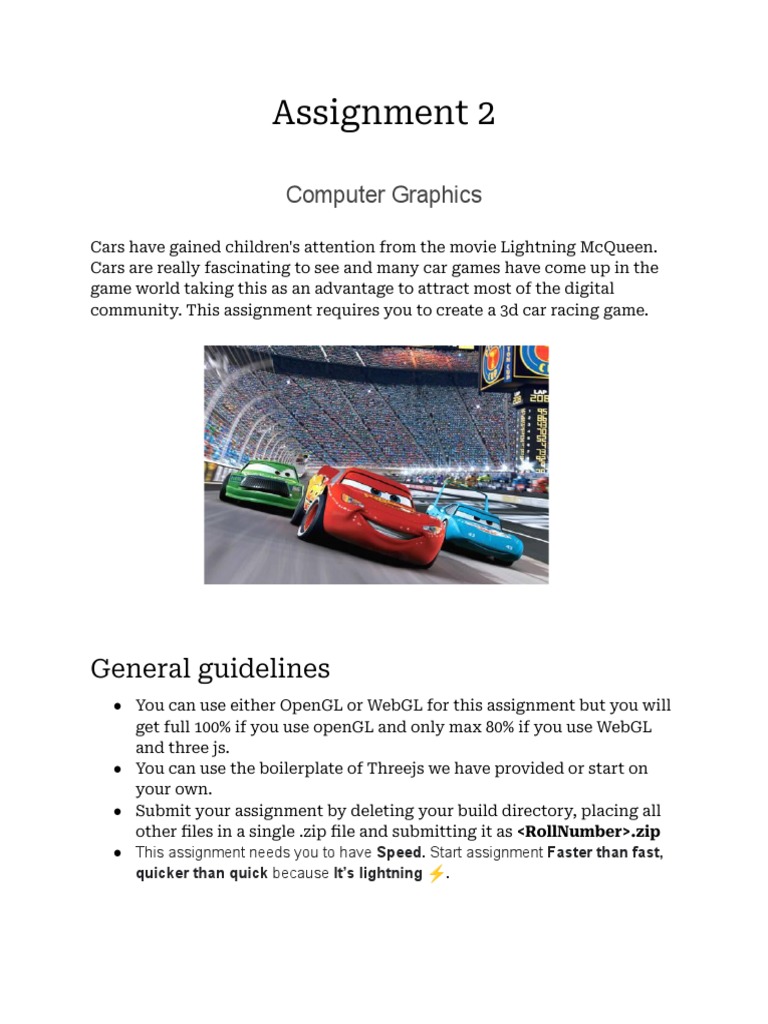 CG Assignment 2 | PDF | 3 D Computer Graphics | Web Gl