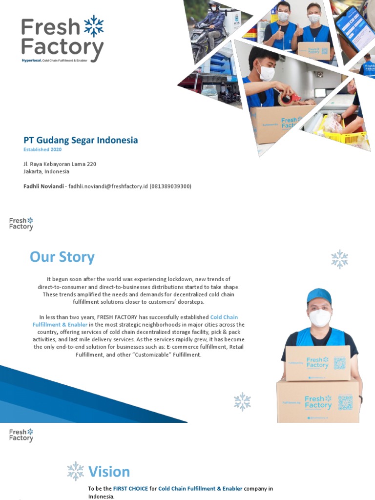 Fresh Factory Company Profile | PDF | E Commerce | Mass Media