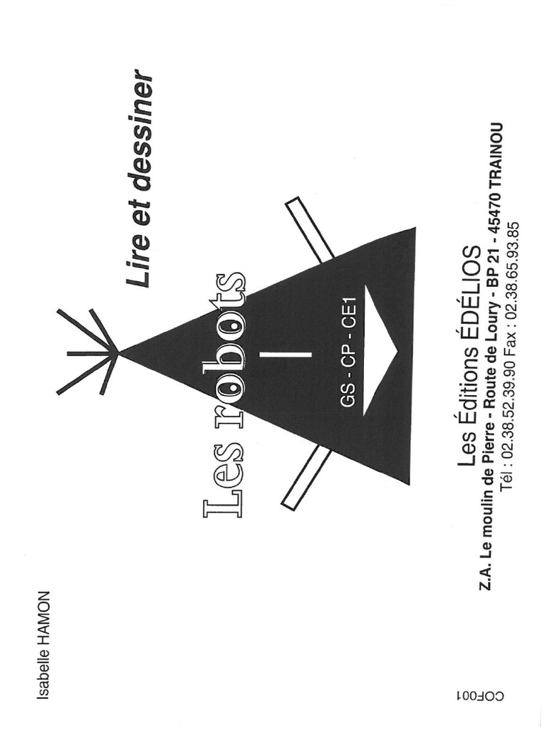 Les Robots Lire Et Dessiner GS CP CE1 | PDF
