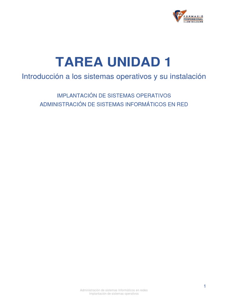 ASIR ISO Tarea 01 | PDF | Ventana (informática) | Máquina virtual