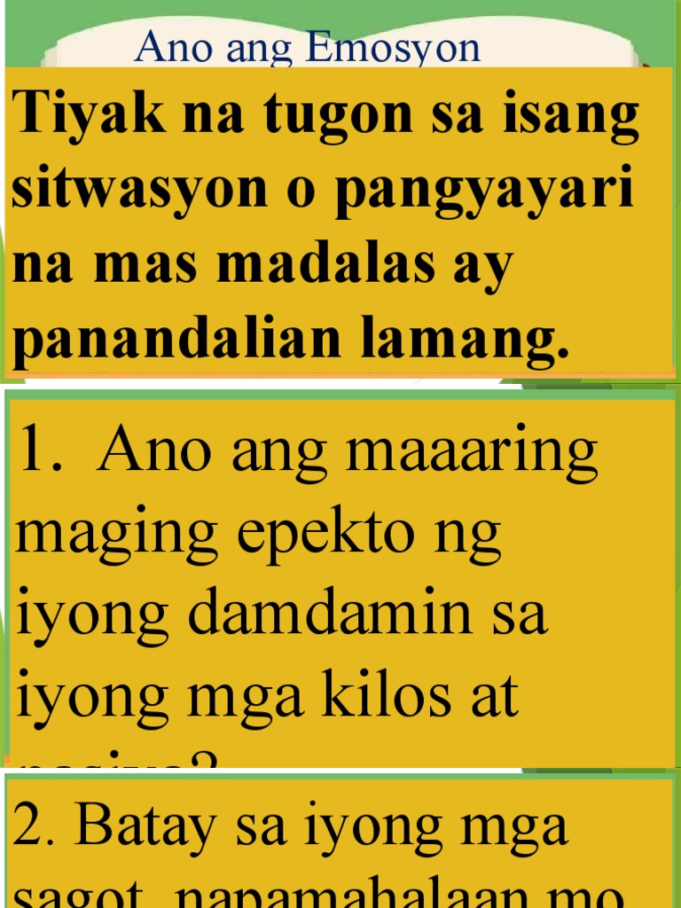 Emosyon 2 | PDF