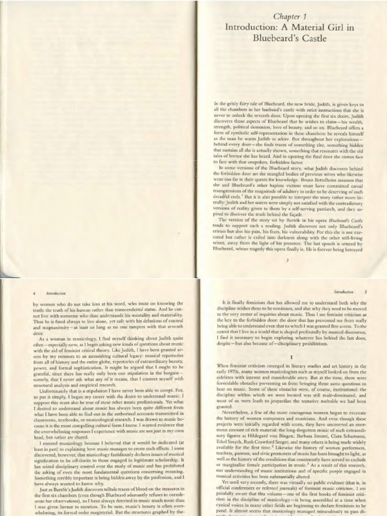 McClary Introduction | PDF | Gender | Gender Studies
