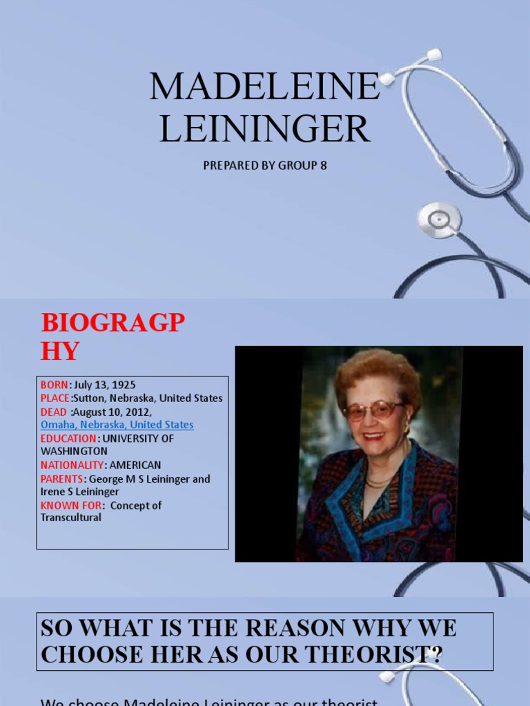 Madeleine Leininger | PDF