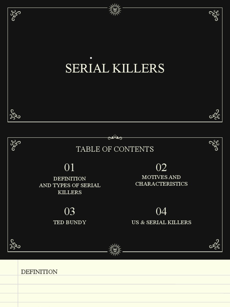 Serial Killers Pdf