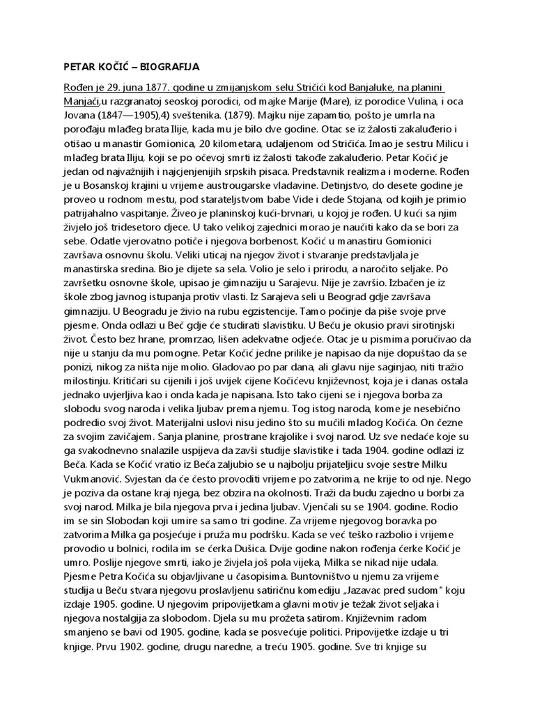 PETAR KOČIĆ | PDF