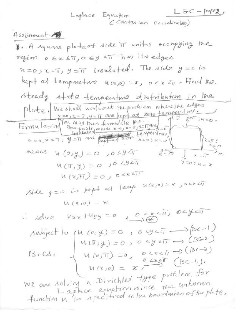 27-Problems-Laplace Equation | PDF