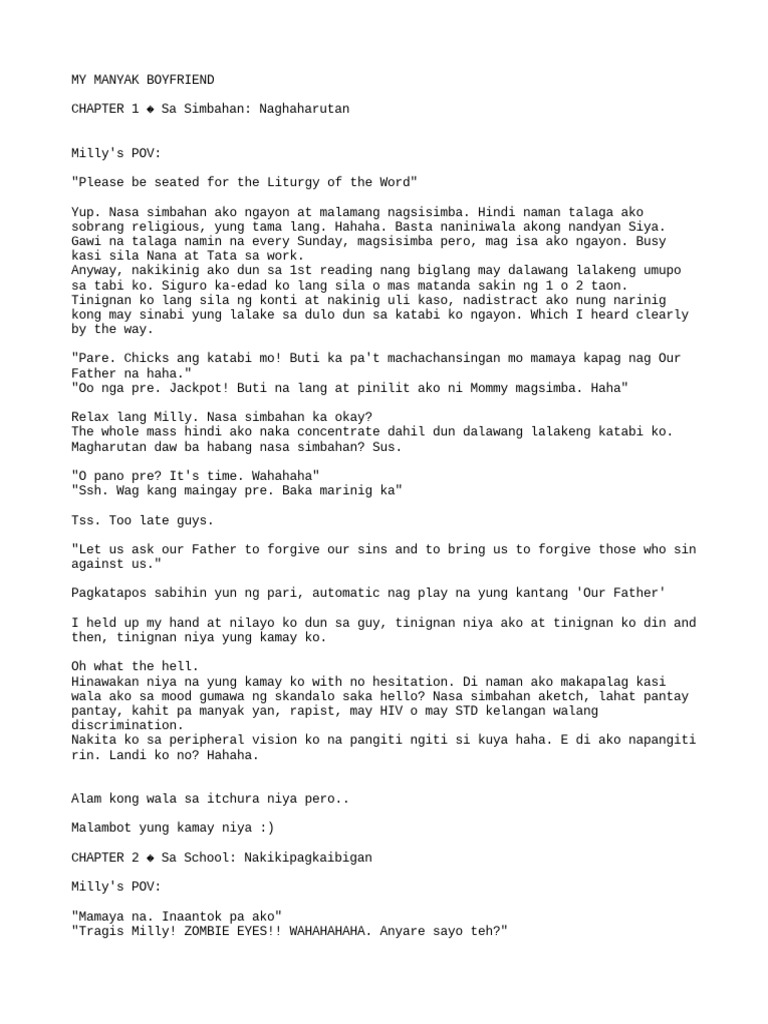 1-My Manyak Boyfriend | PDF