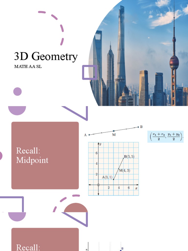 3D Geometry | PDF