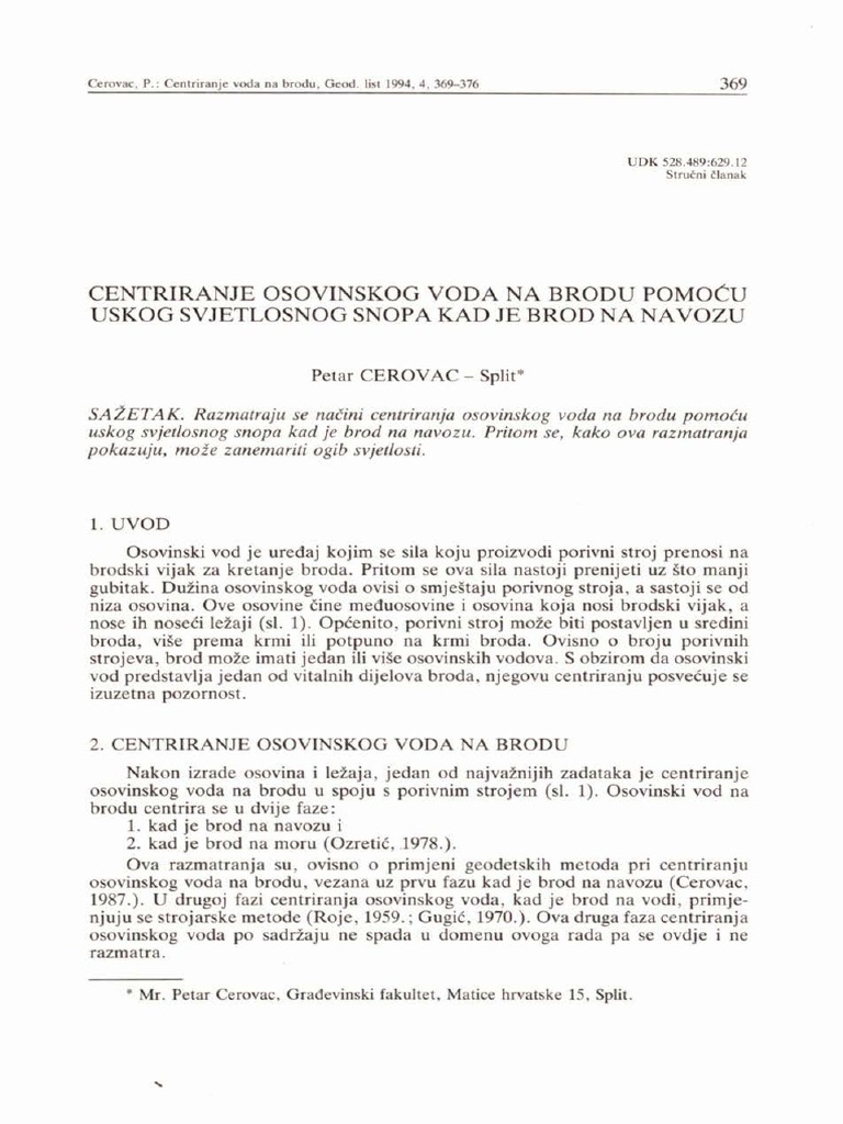 Cerovac | PDF