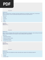 BOSH SO2 Pre-Test for Safety Officers | PDF | Occupational Safety And ...