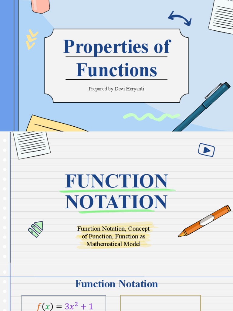 Properties of Function | PDF | Function (Mathematics) | Equations