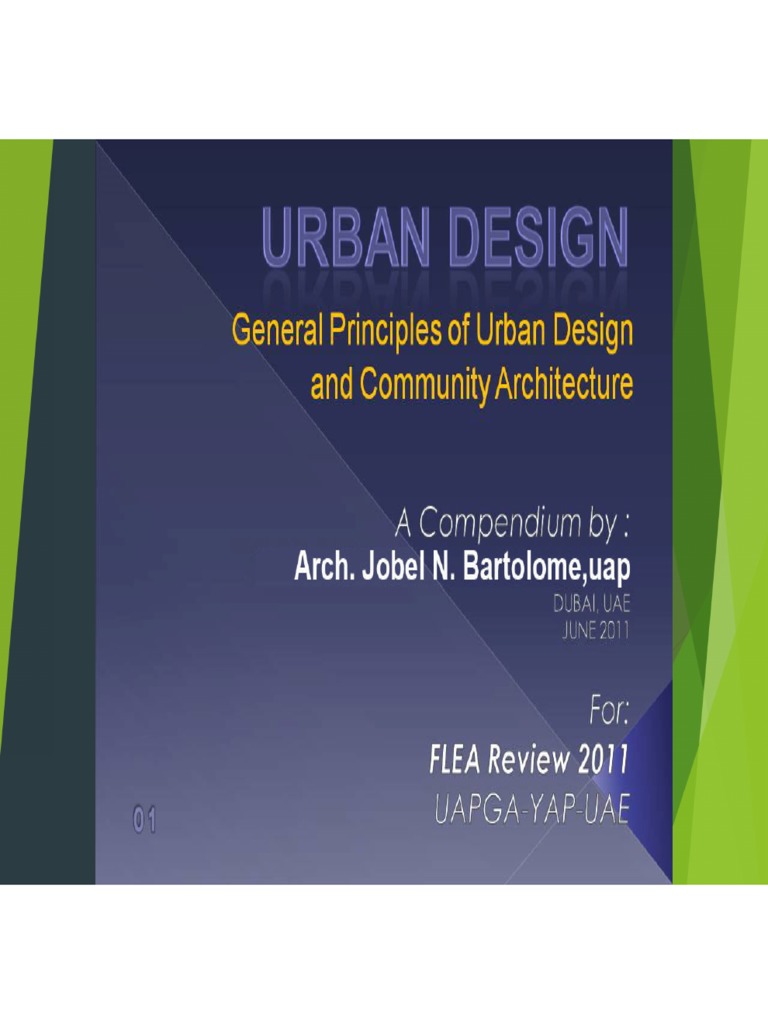 General-Principles-Urban Design+community Architecture | PDF