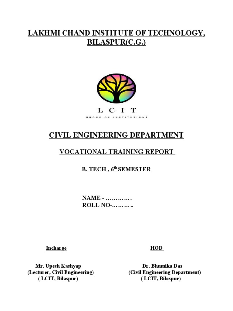 Vocational Training Report 2 | PDF