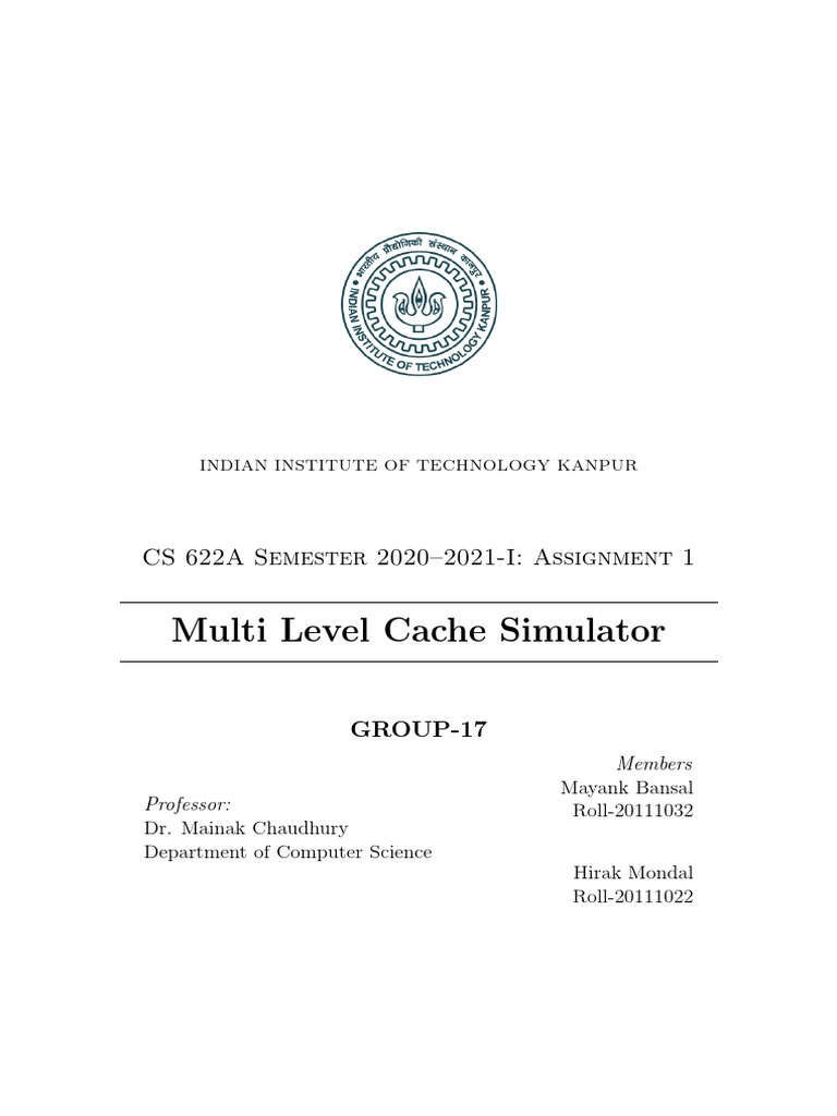 Report | Download Free PDF | Cpu Cache | Computer File