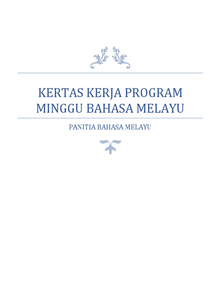 Kertas Kerja Minggu BM 2022 | PDF