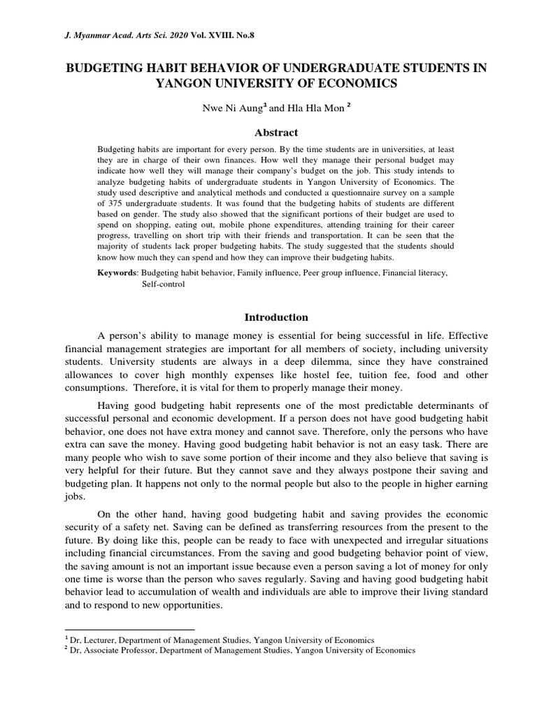 DR Nwe Ni Aung (39-50) | PDF | Attitude (Psychology) | Self Control
