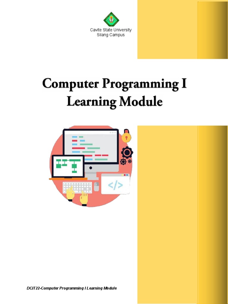 Dcit22 Computer Programming 1 Learning Module 2 Pdf Programming Computer Program 