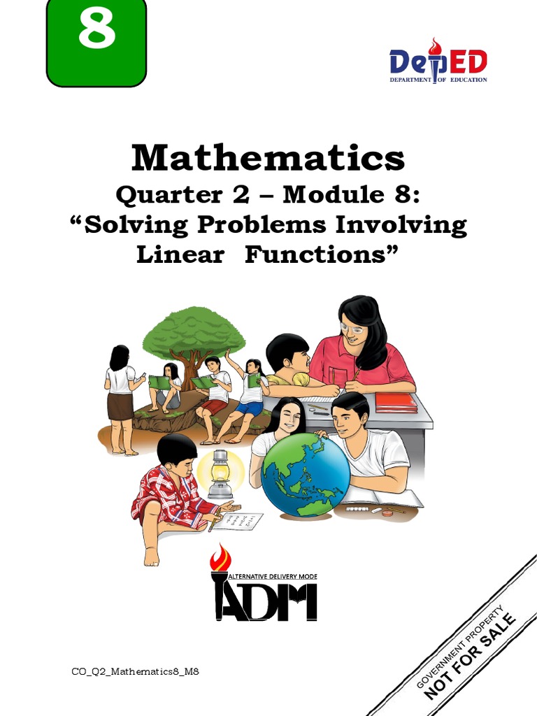 Math8 q2 Mod8 Solvingproblemnsinvolvinglinearfunctions v3 | PDF | Function (Mathematics ...