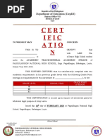 DepEd Itinerary of Travel Form | PDF | Government