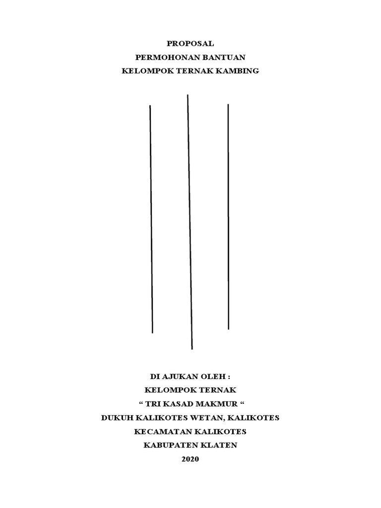 Proposal Ternak | PDF