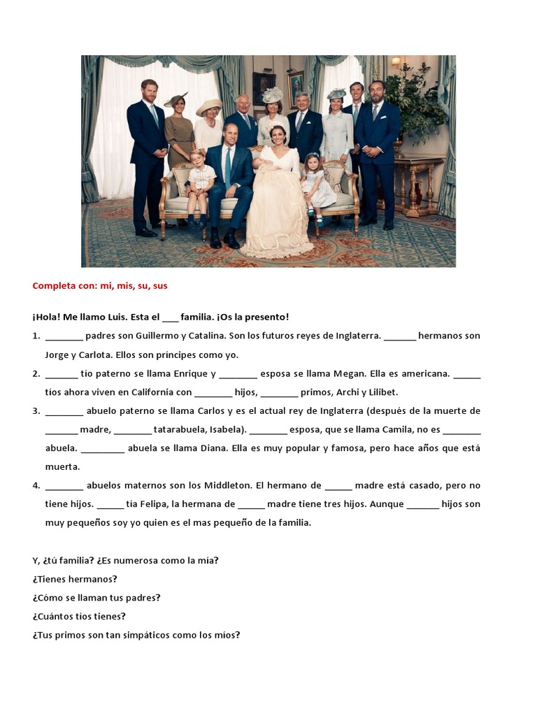 Presentación de mi familia | PDF | Viajes y turismo | Religión y ...