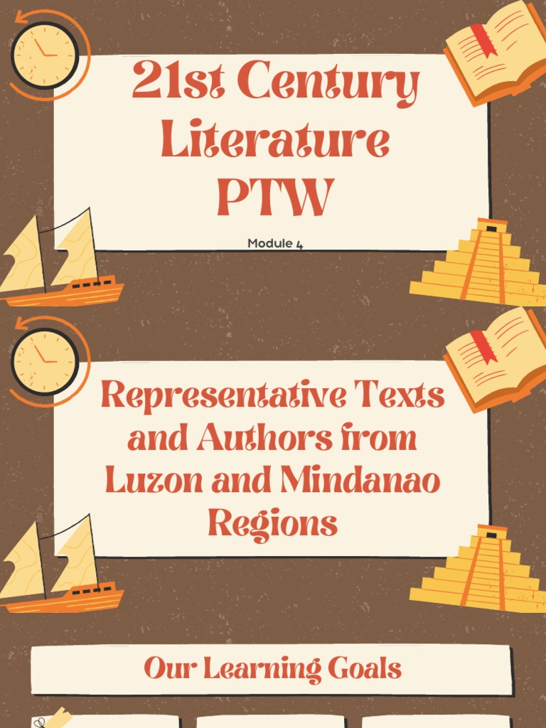 Representative Literary Works and Authors from the Luzon and Mindanao ...