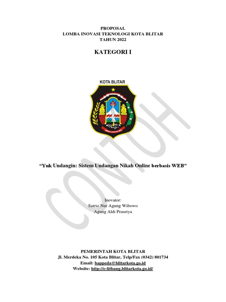 Contoh Proposal | PDF