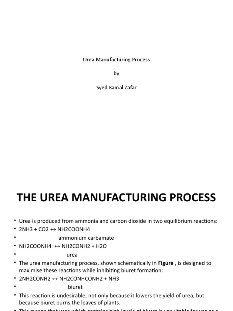 Urea | PDF | Urea | Ammonia