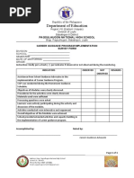 GWA Certification for Senior High School | PDF