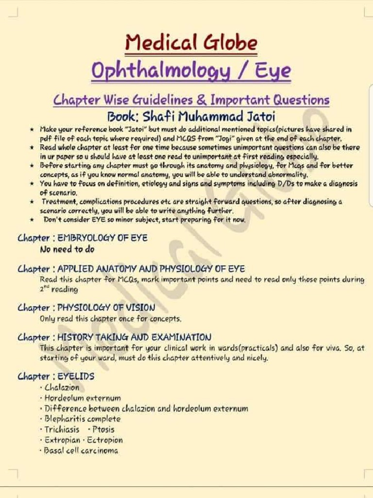 UHS EYE Guide | PDF