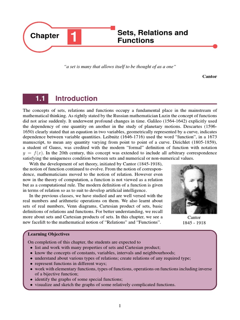 Xi Maths | PDF | Set (Mathematics) | Function (Mathematics)