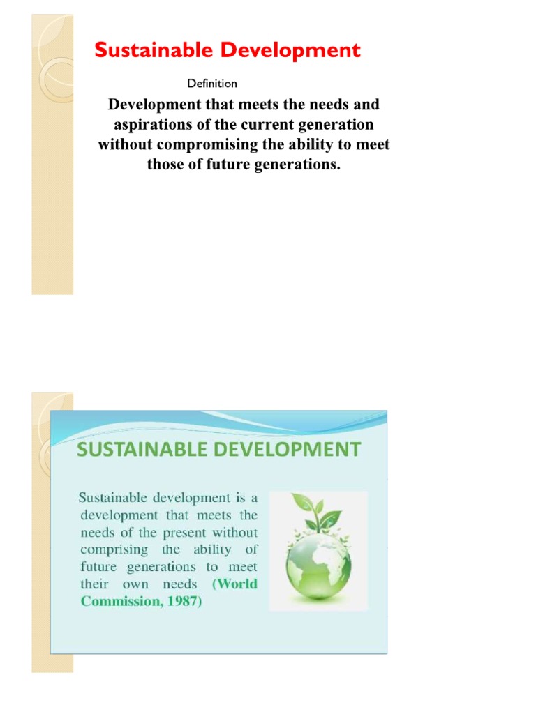 Sustainable Developement Pdf