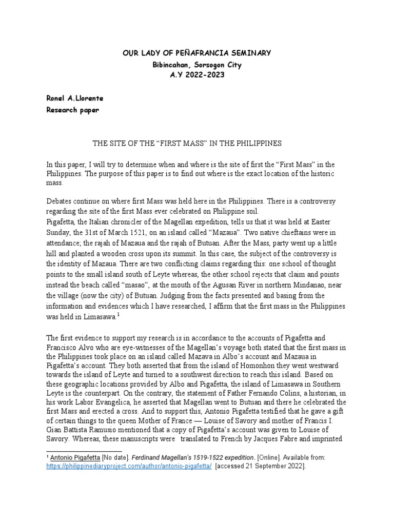 Research Paper in Philippine History Choks | PDF