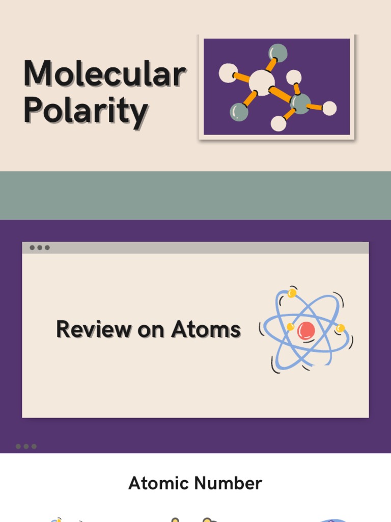 Molecular Polarity Lecture | PDF | Chemical Bond | Chemical Polarity