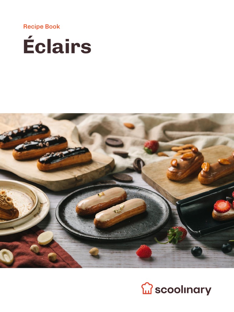En Recipe Book Eclairs | PDF | Chocolate | Vanilla