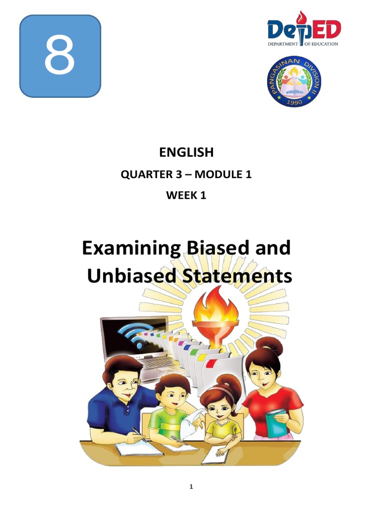 Grade 8 Q3 Mod 1 | PDF | Bias | Media Bias