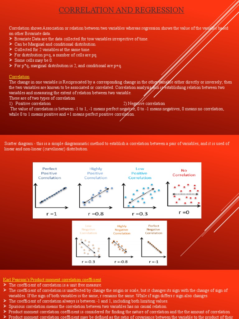 Correlation and Regression | PDF | Linear Regression | Regression Analysis